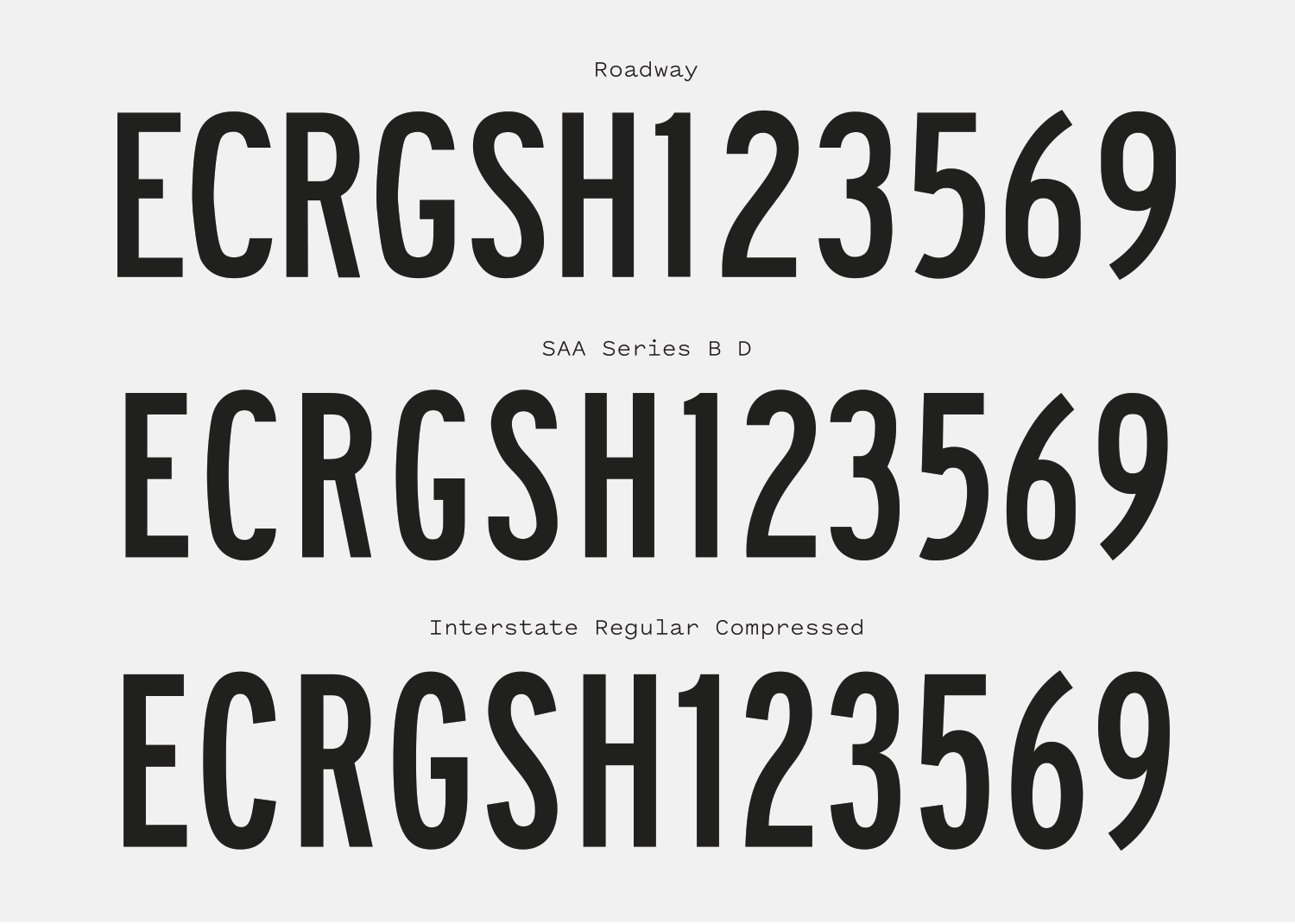 Highway Fonts Font Review Journal Highway Fonts Font Review Journal